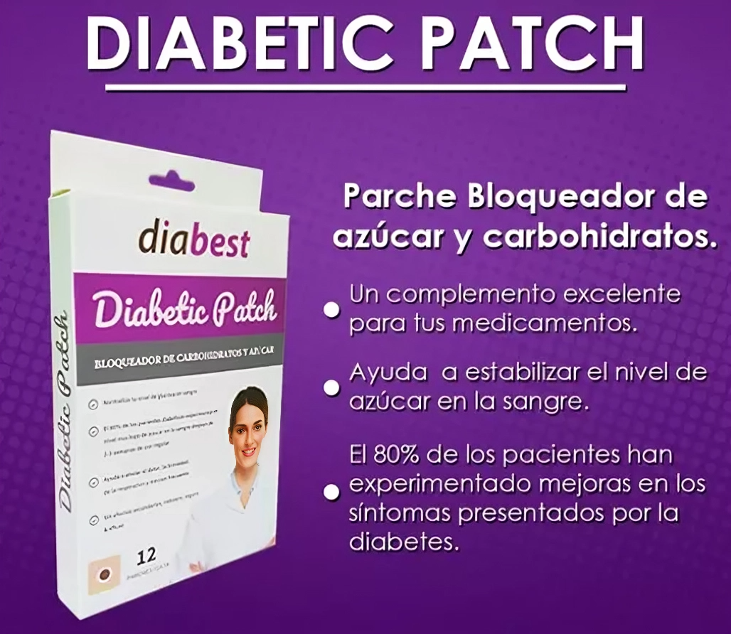 ESTABILIZADOR DE GLUCOSA PARCHE DIABEST🇺🇸 – ECO SALUD MEXICO